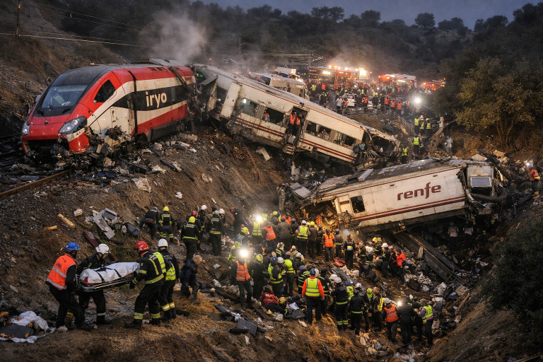 Tragedy on the Tracks: Deadly High-Speed Train Collision in Southern Spain